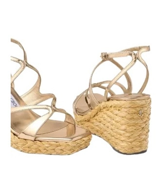 JIMMY CHOO Ayla Wedge Espadrilles