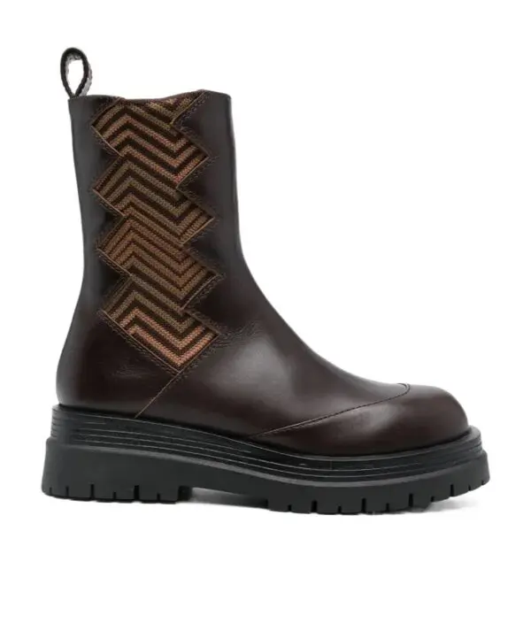 Missoni Smooth Grain Pull-on Beatles Ankle Boots