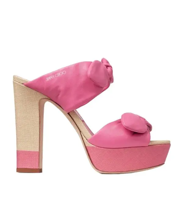 JIMMY CHOO Rua 120mm Platform Mules