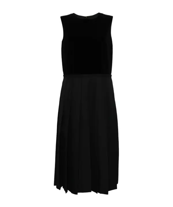 Comme Des Garçons Cotton Blend Sleeveless Dress