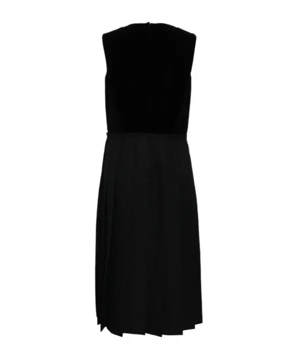 Comme Des Garçons Cotton Blend Sleeveless Dress