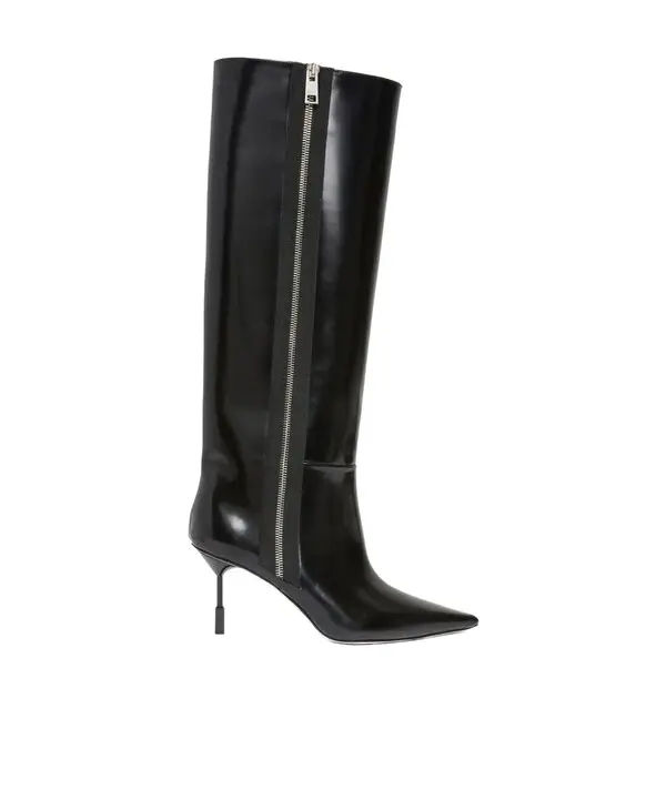MSGM Pointed-toe Leather Boots