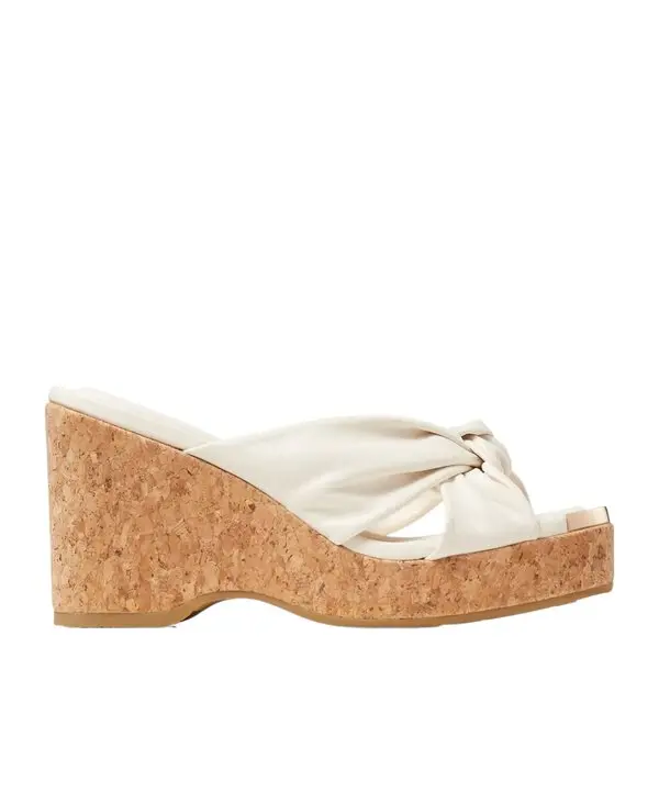 JIMMY CHOO Avenue 95mm Wedge Mules