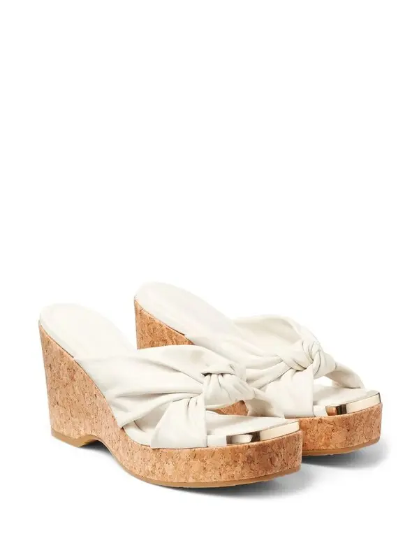 JIMMY CHOO Avenue 95mm Wedge Mules