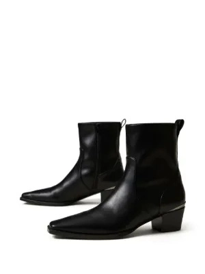 TWINSET 50mm Laminated-panel Ankle Boots