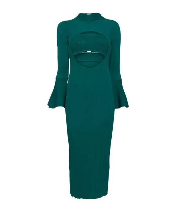Cult Gaia Layered Cut-out Dress