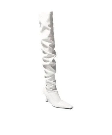Proenza Schouler Trap Over-the-knee Leather Boots