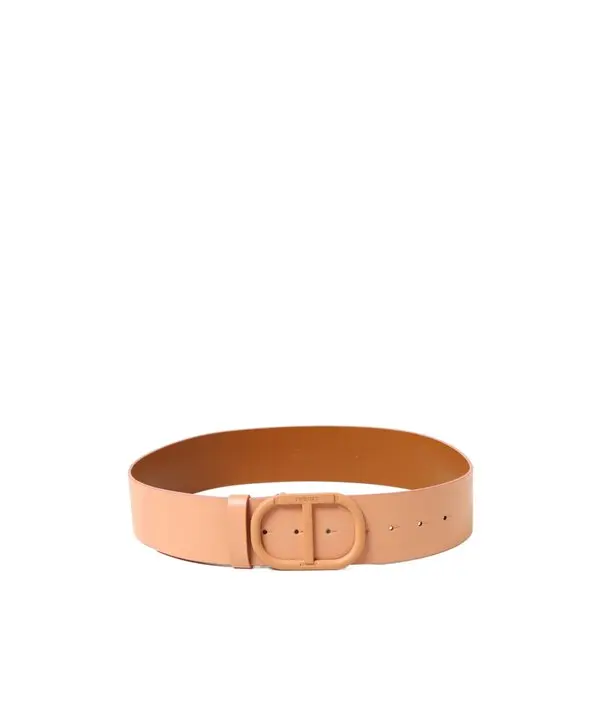 TWINSET Oval T Buckle Belt - Pink