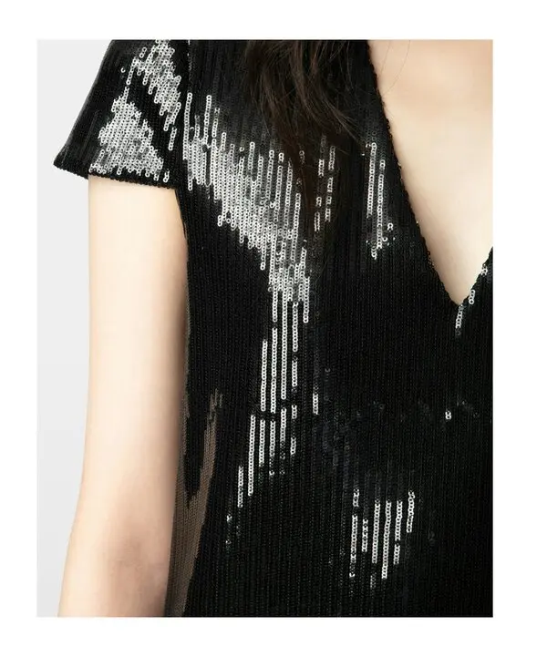 Zadig&Voltaire Rashu Sequined Mini Dress