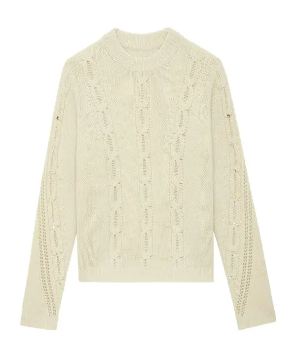 Zadig&Voltaire Morley Cable-knit Jumper