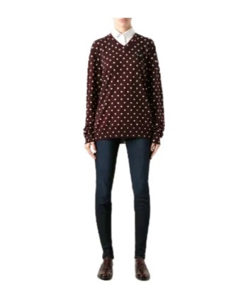 Play Comme Des Garcon Polka Dot Pullover