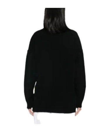 MSGM Floral-intarsia-knit Jumper