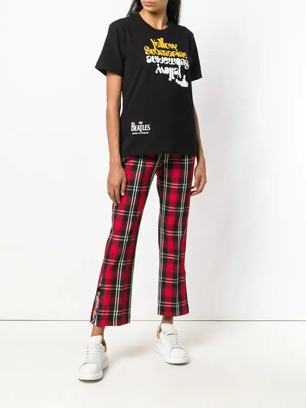 Comme Des Garçons Lyrics Printed T-shirt