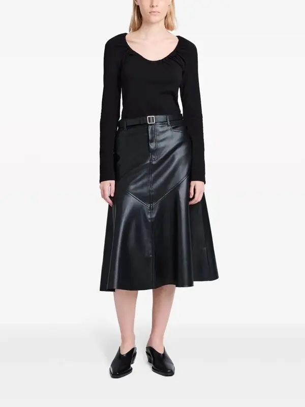 Proenza Schouler Sophia Cut-out Ruched Top