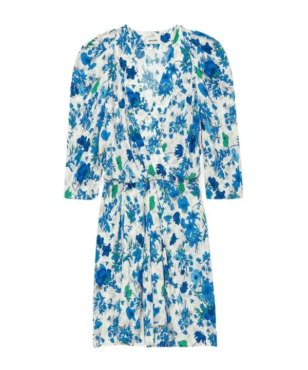 Zadig&Voltaire Ruz Floral-print Midi Dress