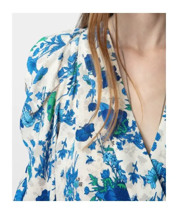 Zadig&Voltaire Ruz Floral-print Midi Dress