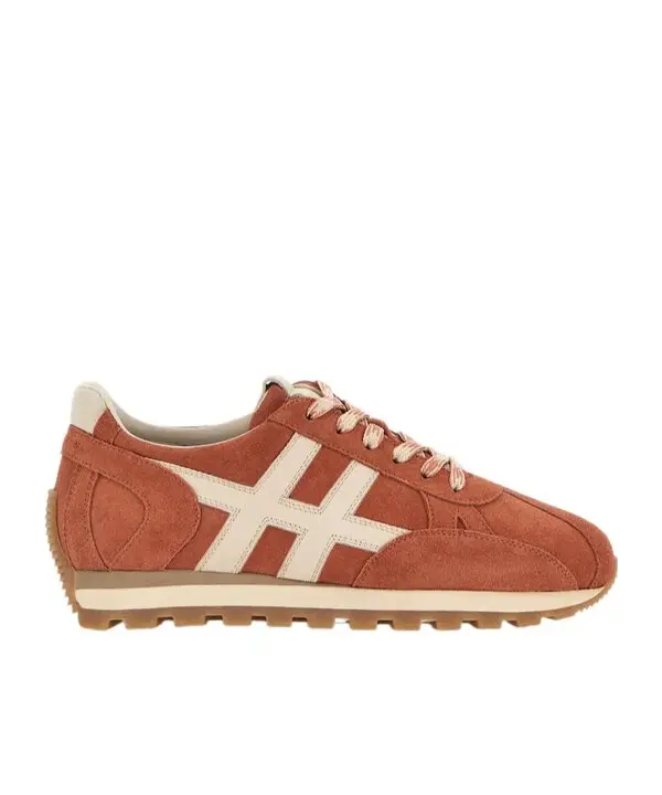 Hogan H671 Suede Leather Lace-up Sneakers
