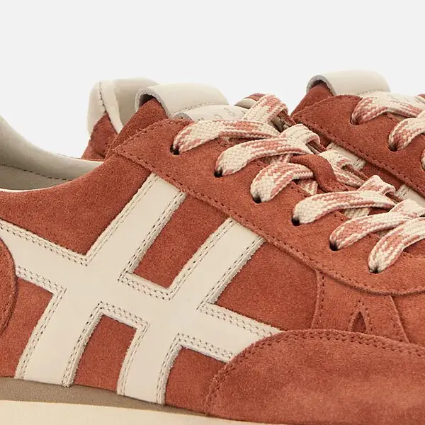 Hogan H671 Suede Leather Lace-up Sneakers