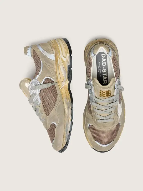 GOLDEN GOOSE Dad-star Sneakers - Nude