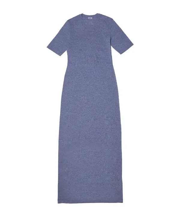 JIL SANDER Short-sleeved Layered Maxi Dress