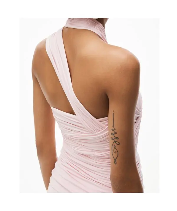 Alexander Wang Halterneck Asymmetric Mini Dress
