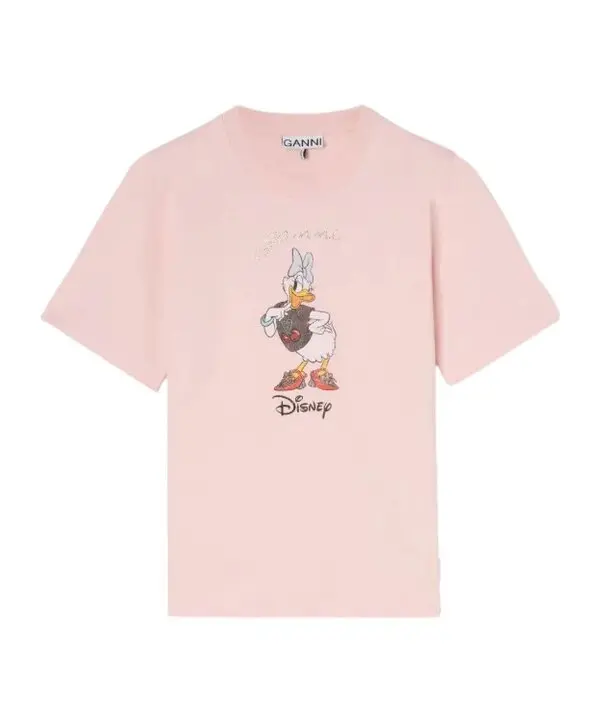 GANNI Daisy Duck Printed Baby Fit T-shirt