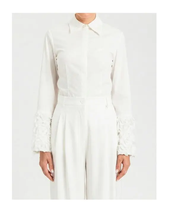 TWINSET Floral Silk Blend Shirt