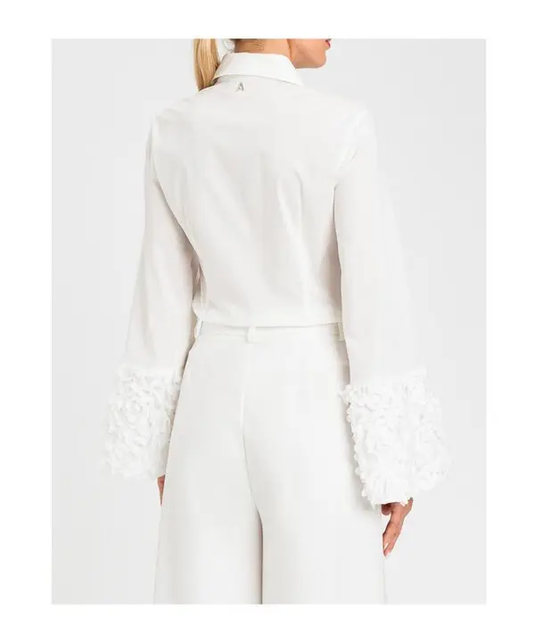 TWINSET Floral Silk Blend Shirt
