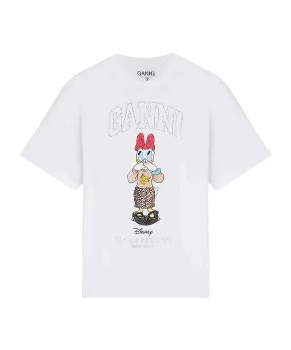 GANNI Daisy Duck Printed T-shirt