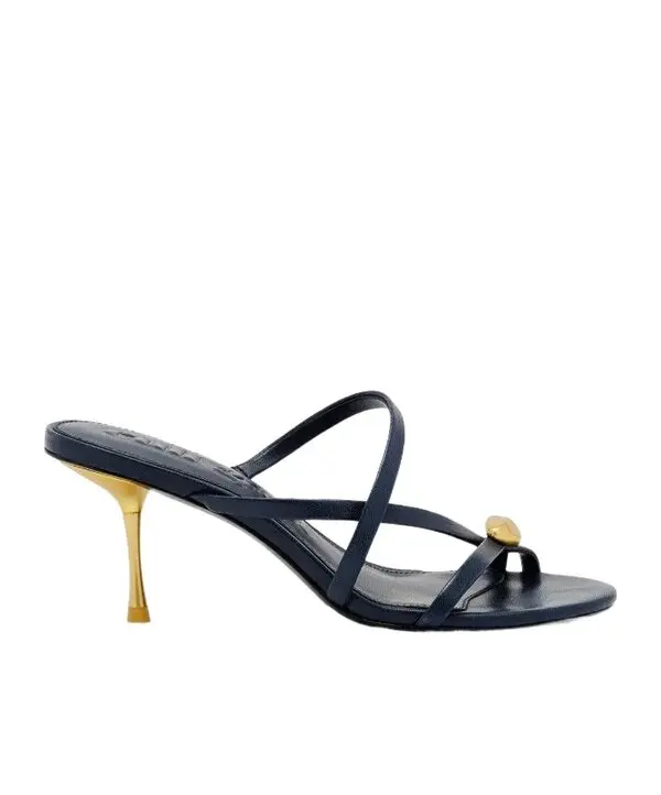 Cult Gaia Valeska Strappy Sandals - Black