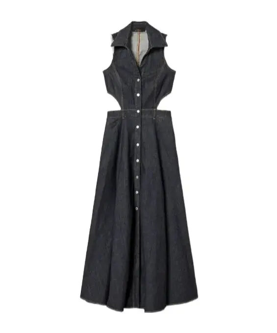 TWINSET Cut-out Denim Dress