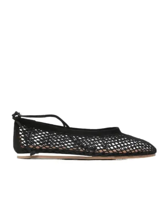 FORTE_FORTE Net-detail Ballet Flats