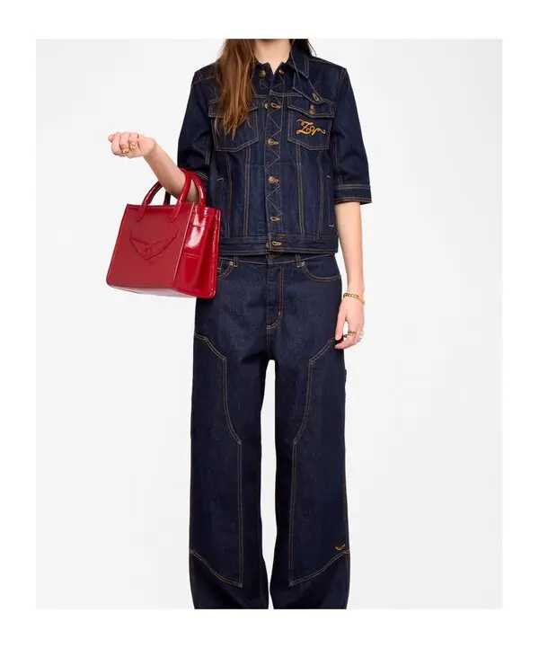 Zadig&Voltaire Kyo Short-sleeve Buttoned Jacket - Black