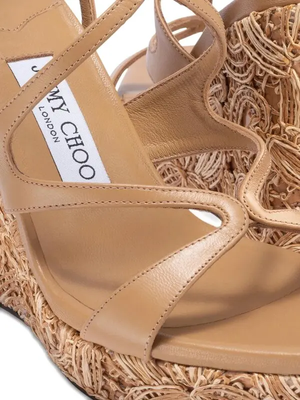 JIMMY CHOO Ayla Wedge Sandals