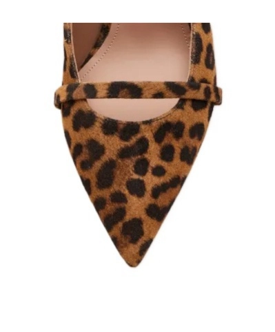 MALONE SOULIERS Leopard Strap Mules