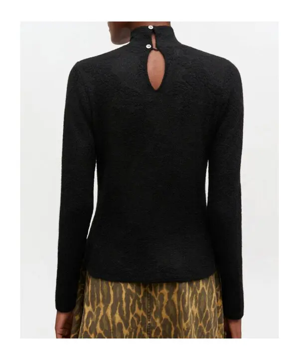 GANNI Sheer Turtleneck