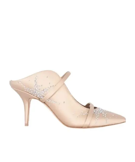 MALONE SOULIERS Maureen Rhinestone-embellished Mules