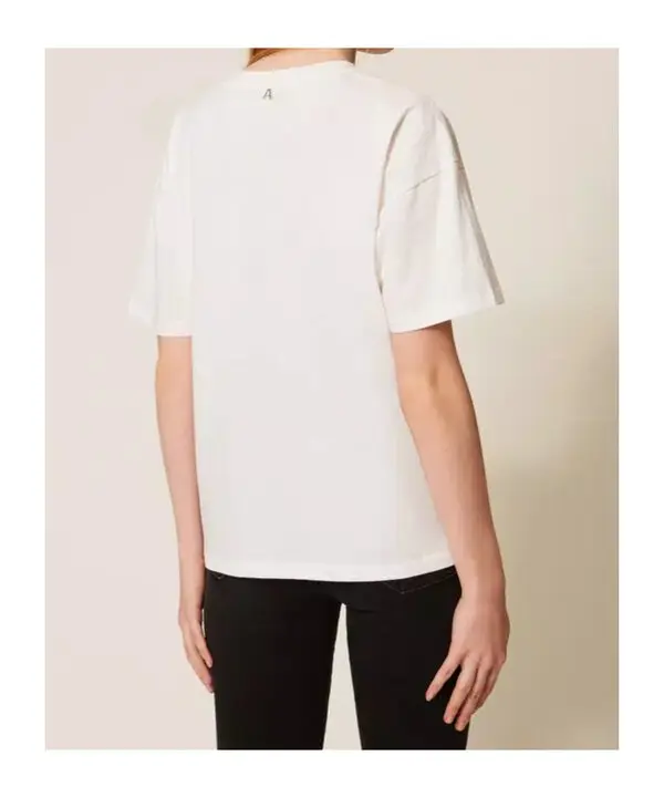 TWINSET Ruffled Tulle T-shirt