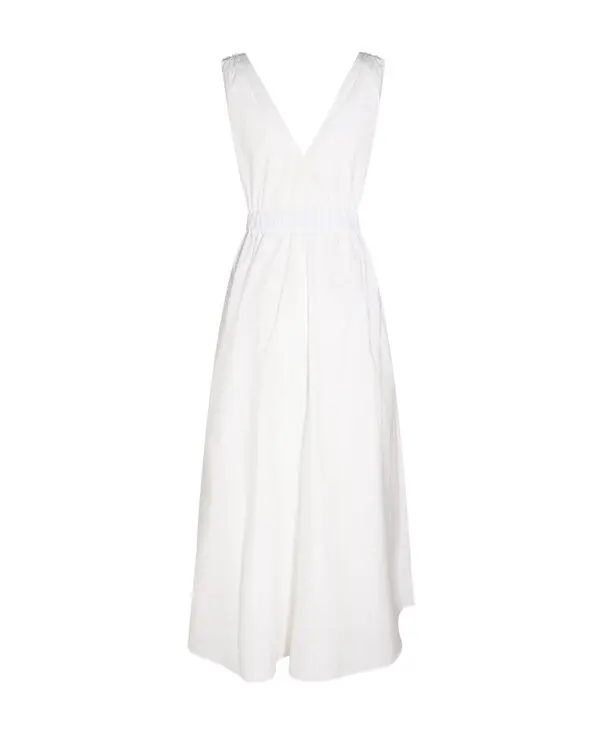 Brunello Cucinelli Belted Pleated Midi Dress