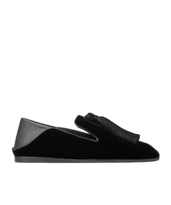 JIMMY CHOO Eliot Tassel Ballet Flats