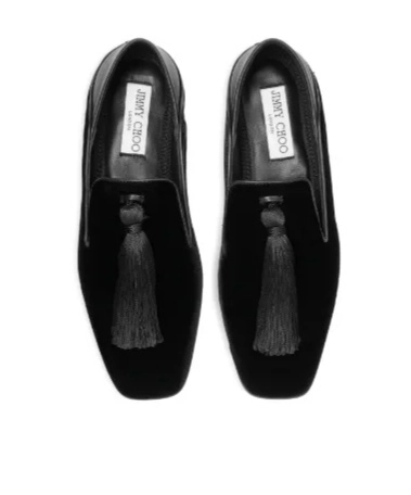 JIMMY CHOO Eliot Tassel Ballet Flats