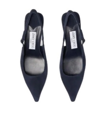 JIMMY CHOO Amel Buckle Strap Pumps - Black