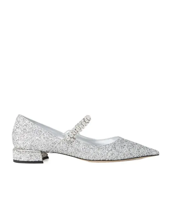 JIMMY CHOO Bing Crystal-embellished Pointed Pumps