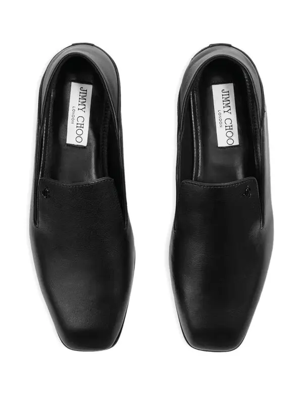 JIMMY CHOO Eliot Leather Ballet Flats