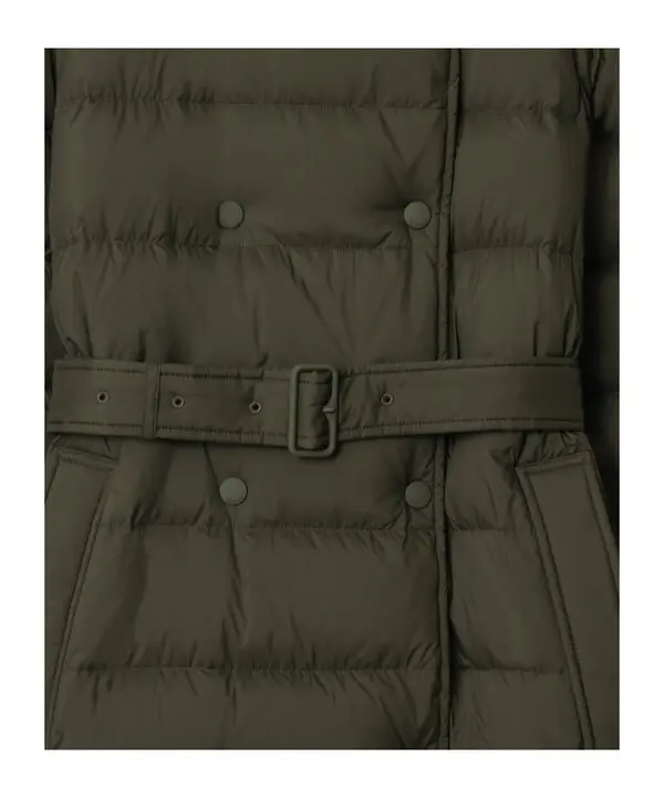 Burberry Hooded Double-breasted Puffer Coat