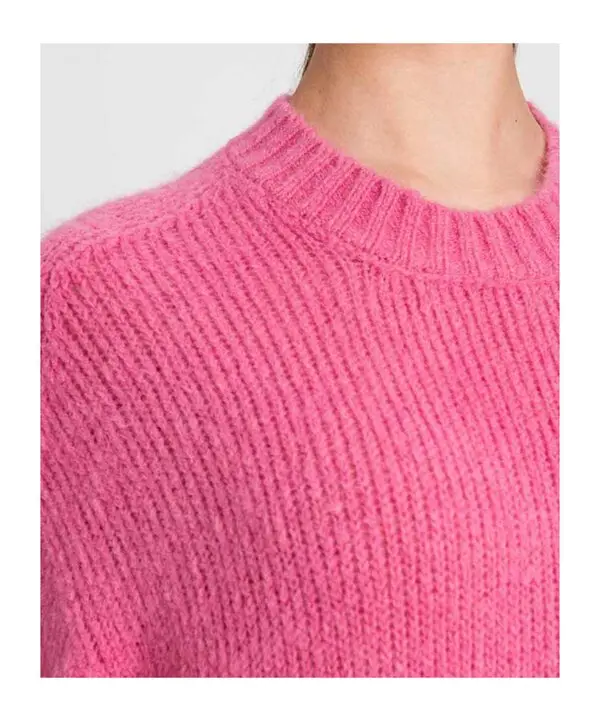 TWINSET Crew-neck Metallic Logo Sweater