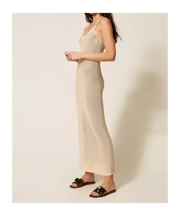 TWINSET Floral-appliqué Dress