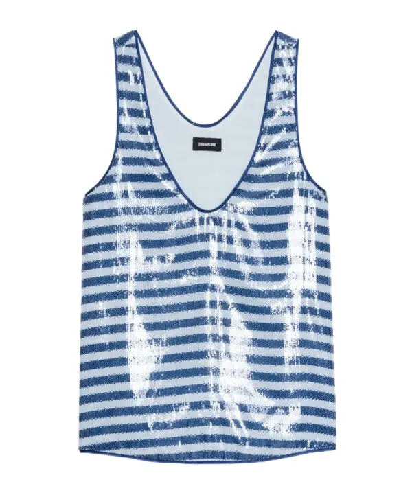 Zadig&Voltaire Tarys Sequined Tank Top