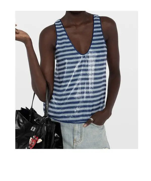 Zadig&Voltaire Tarys Sequined Tank Top