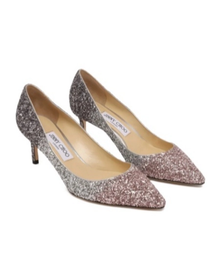 JIMMY CHOO Crystal Heel Pumps